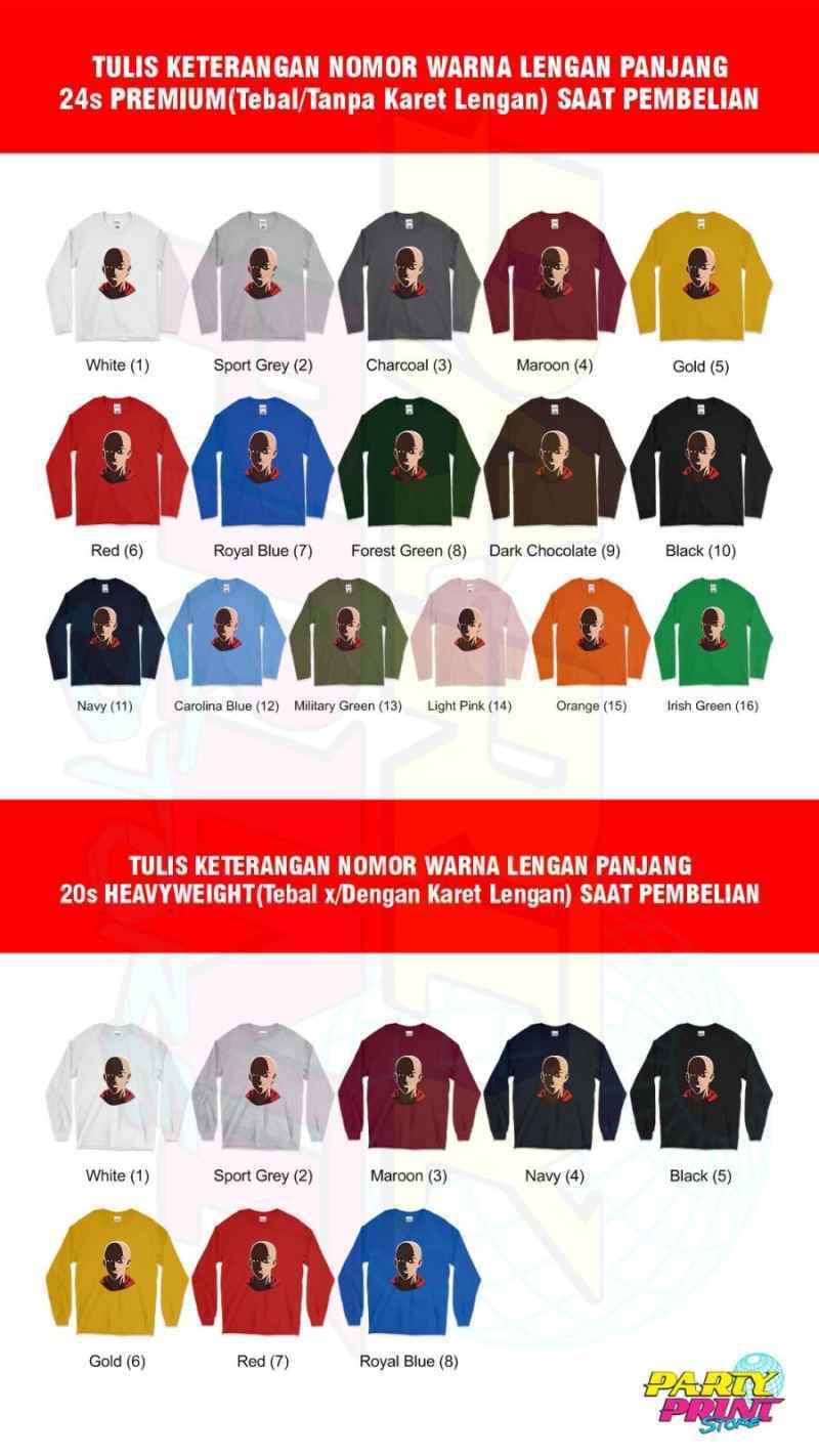 Jual Kaos Baju Lengan Panjang Pria Cowok Anime One Punch Man Saitama ... Jual Kaos Baju Lengan Panjang Pria Cowok Anime One Punch Man Saitama ...