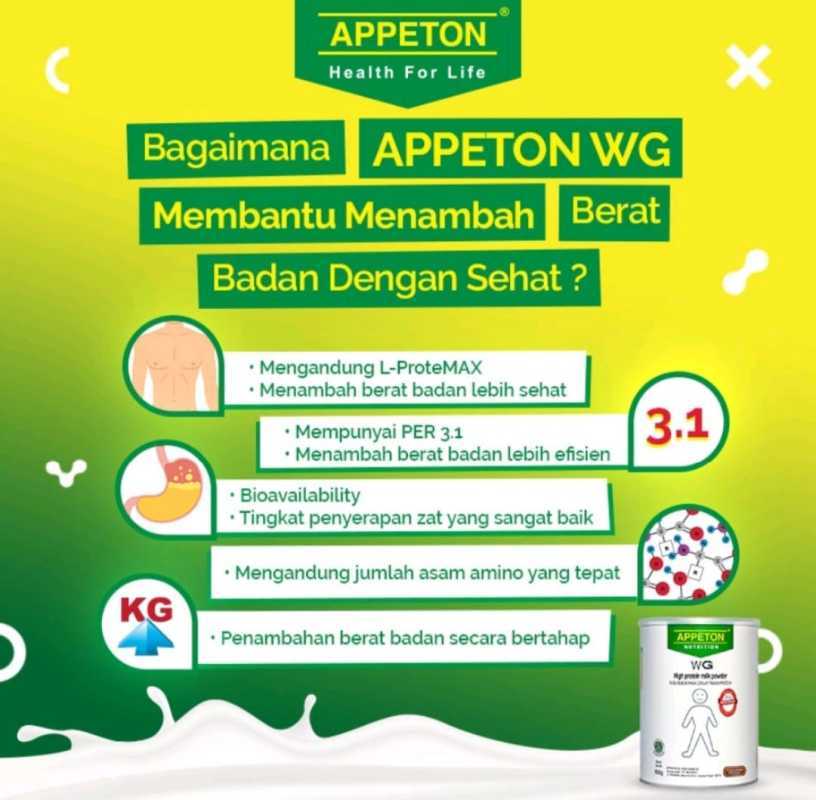 Promo Appeton Weight Gain Adult Susu Untuk Gemuk Rasa Chocolate (dewasa ...