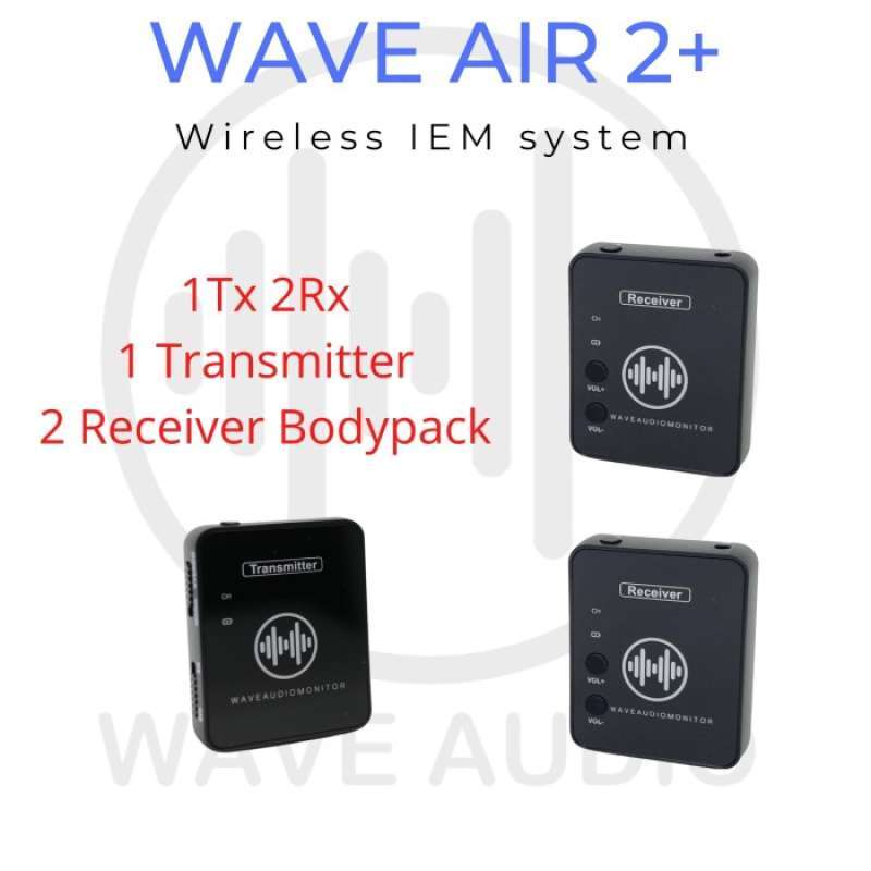 Jual Wave Air 2 Wireless Iem System Panggung Wave Audio Monitor - 1tx ...