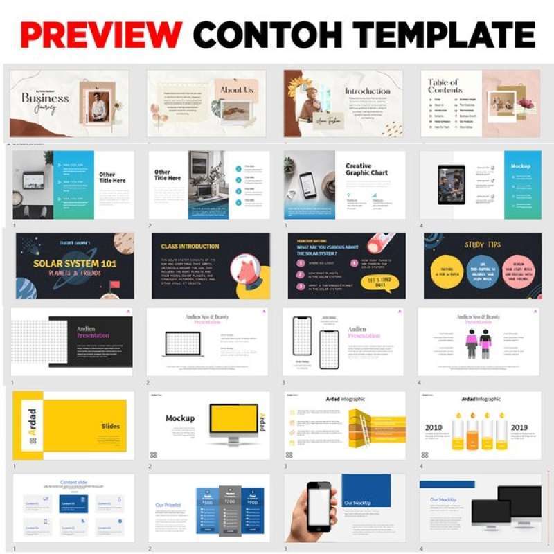 Jual Template Ppt Power Point 5.000 Desain Premium Terbaru - 1000 ...