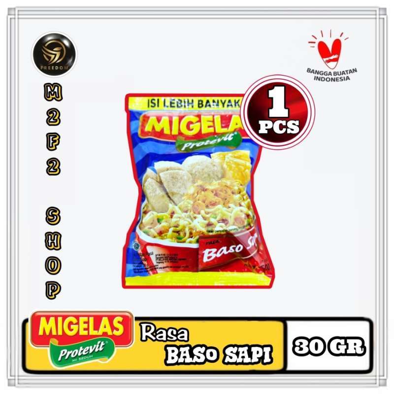 Promo Migelas Protevit Mi Seduh Kuah Rasa Baso Sapi - 30 gr (Kemasan ...