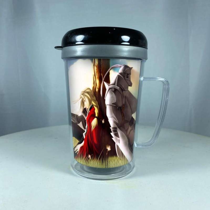 Jual Tumbler Gelas Gagang Full Metal Alchemist Anime Botol Minum ...