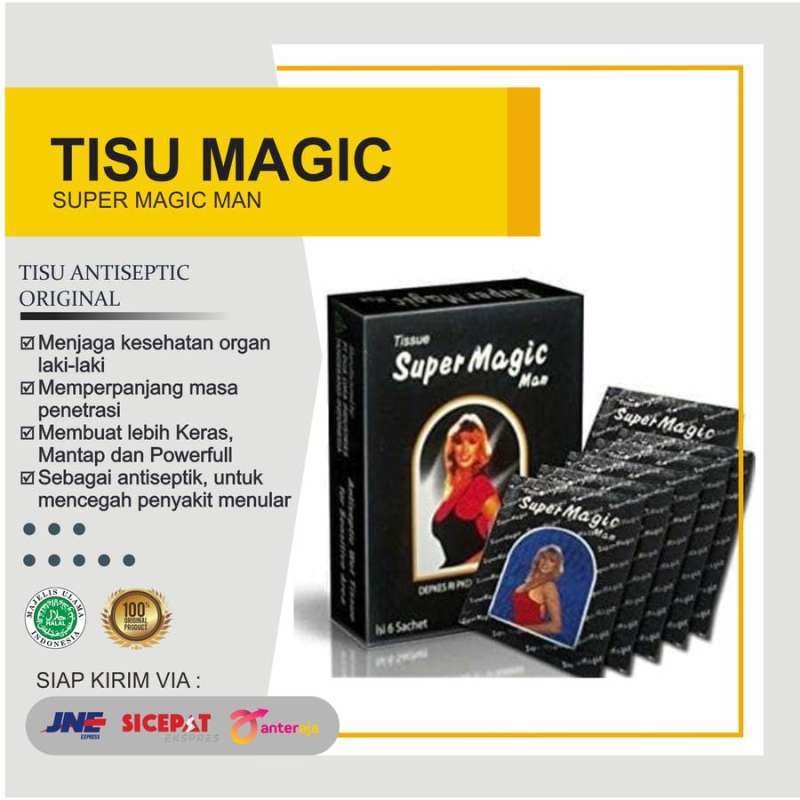Jual Tissue super magic -tissue antiseptik untuk membersihkan organ ...