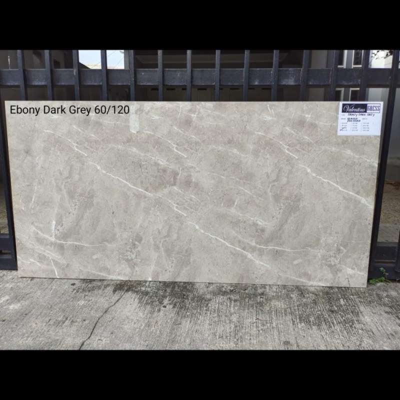 Jual GRANIT 60X120 EBONY DARK GREY GLAZED POLISH- VALENTINO GRESS di ...