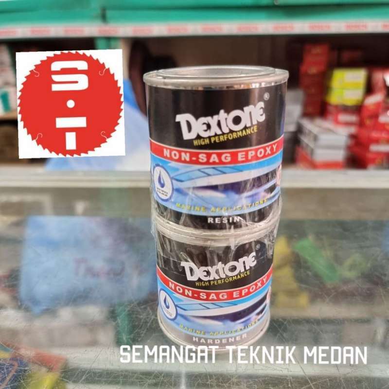 Jual DEXTONE NON SAG EPOXY 2 KOMPONEN 170GR GRAM HARDENER RESIN KAPAL ...