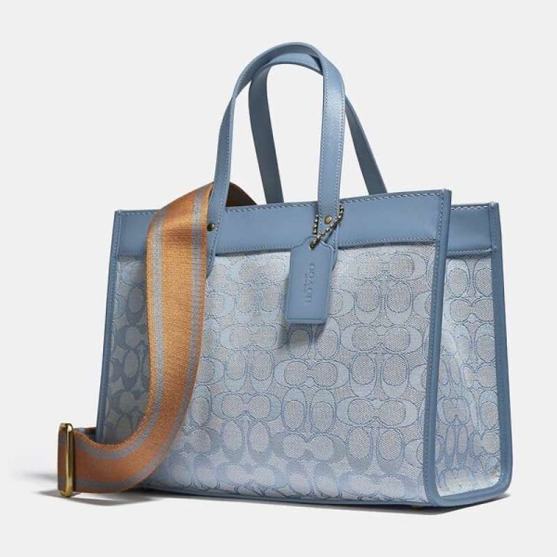Jual Coach Field Tote 30 In Signature Jacquard di Seller ZeroStore227 ...