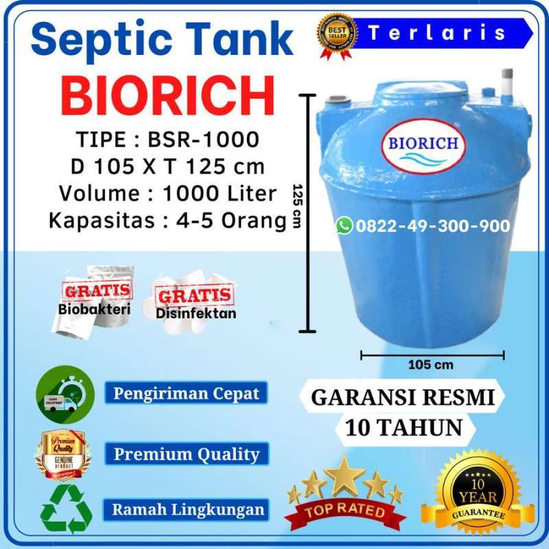 Jual Septic Tank BIORICH, SepticTank Bio Best Seller, Septik Tank ...