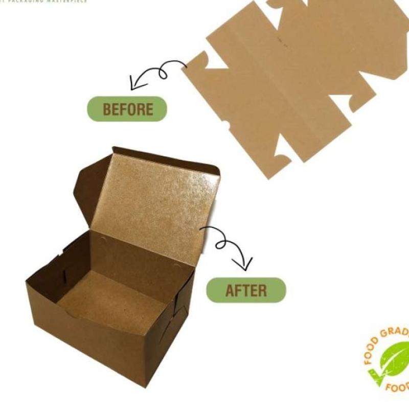 Jual Diskonnn Kemasan / Packaging Kue Basah Eco Paper Bonus Sticker ...