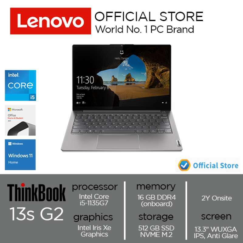 Jual Lenovo Thinkbook 13s G2 It Core I5-1135g7 16gb 512ssd Win11+ohs Di Seller Lenovo Yoga ...