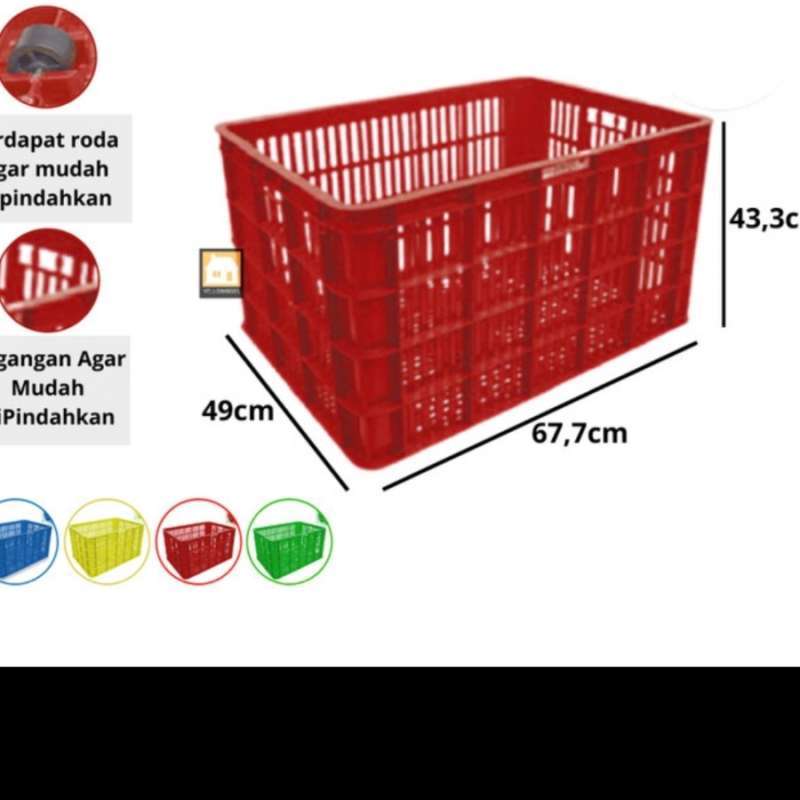 Jual Container Box Roda Kontainer Barang Industri Pabrik Green Leaf ...