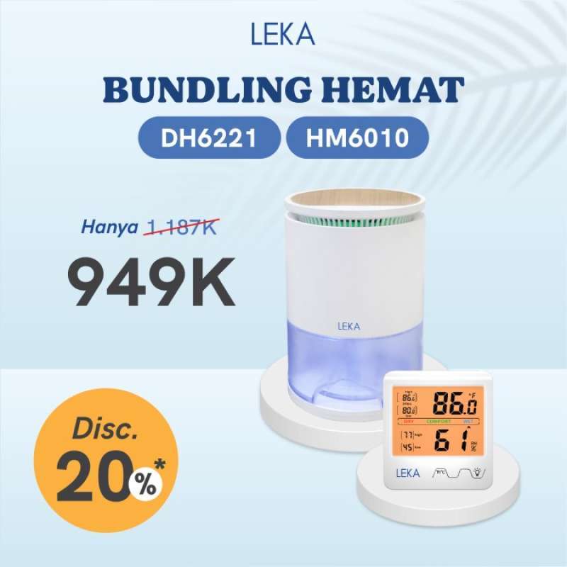 Jual LEKA DH6221 Dehumidifier - Serap Air Penyerap Kelembaban Udara ...