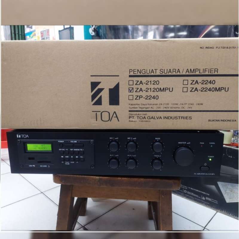 Jual Ampli Toa Za2120mpu 120watt / Za2240 240watt Harga Beda2 Ya ...