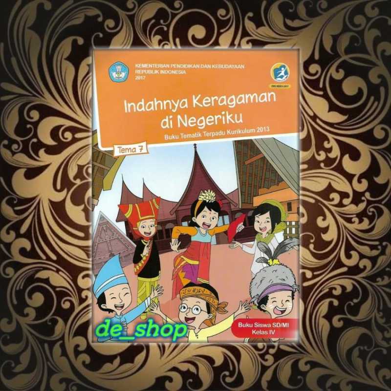 Jual Buku Tematik Sd Kelas 4 Tema 7 Indahnya Keragaman Di Negeriku Di