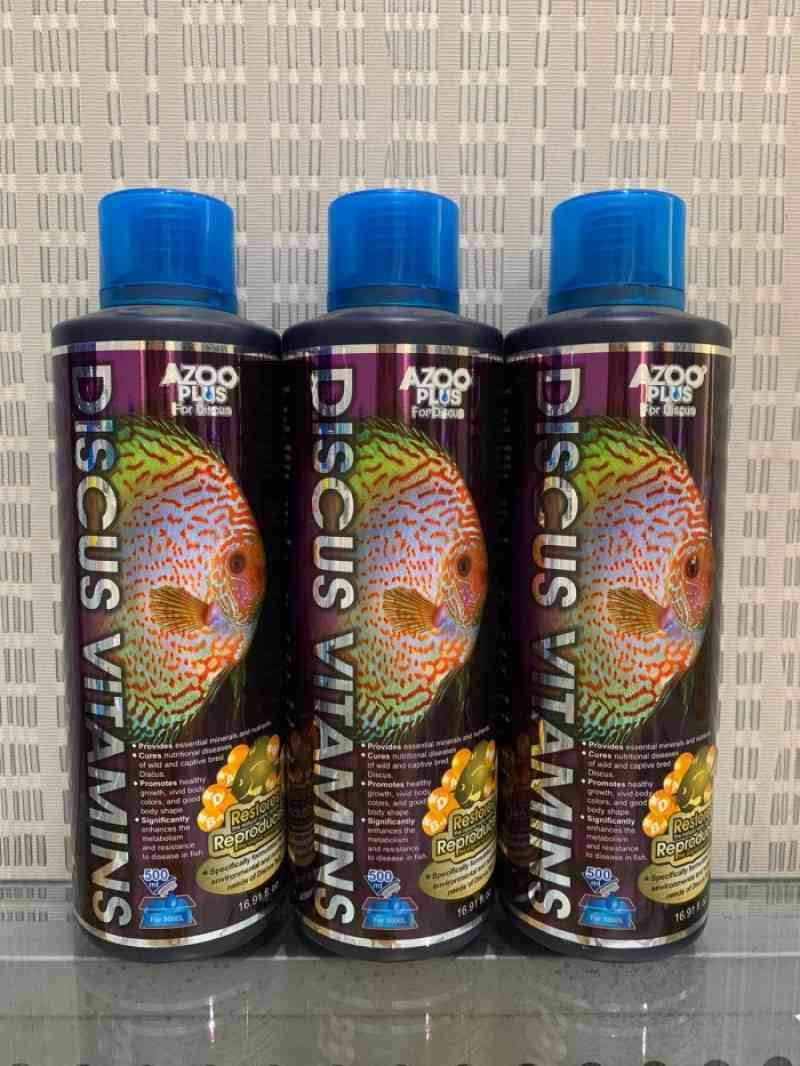 Jual Vitamin Discus / Vitamin Ikan Discus / Azoo Plus Discus Vitamin 500Ml di Seller DENTA PET ...
