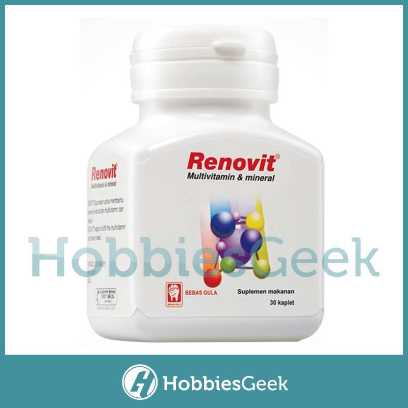 Jual Renovit Multivitamin & Mineral 30 Kaplet Vitamin di Seller ...