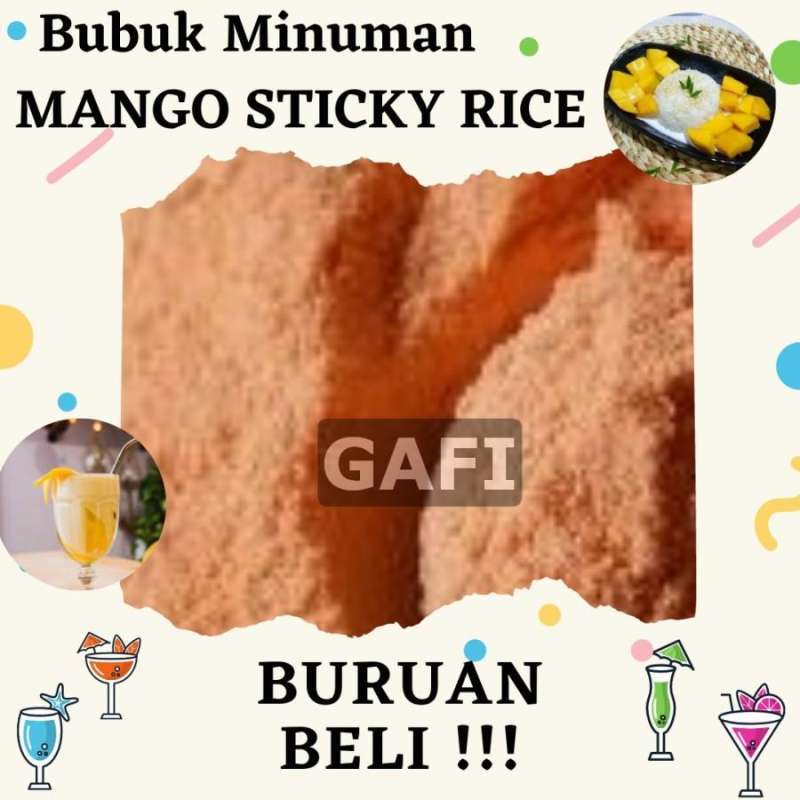 Jual Bubuk Minuman Rasa Mango Sticky Rice 1Kg Drinking Powder 1Kg Murah ...
