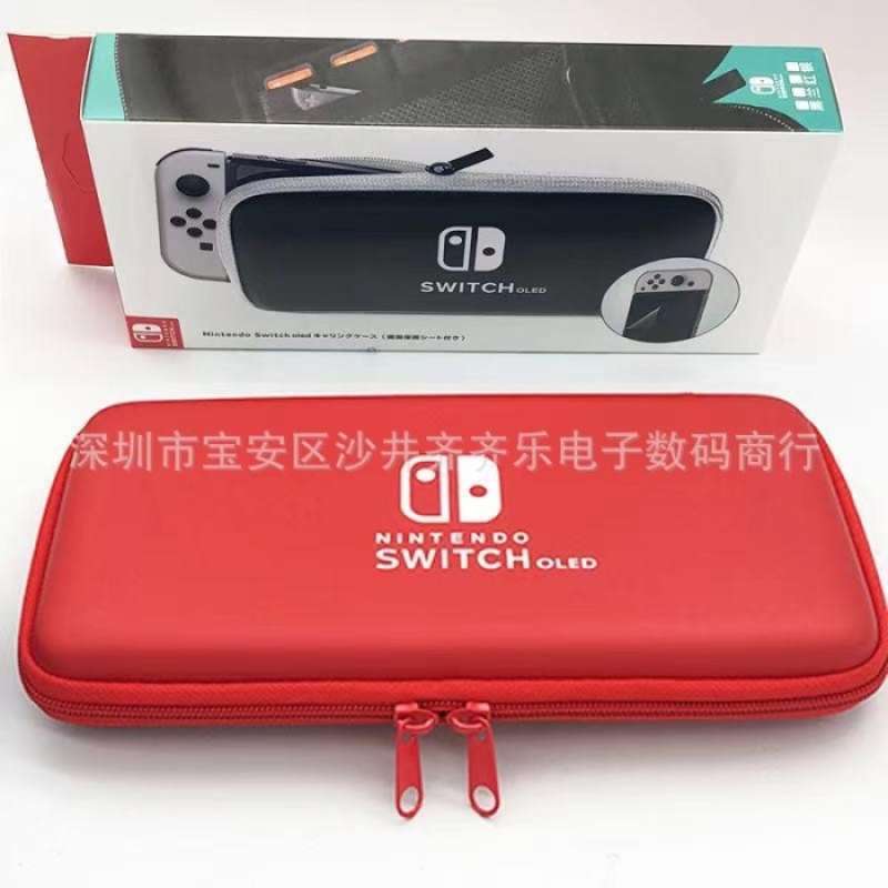 Promo Nintendo Switch V1 V2 Oled Pouch Tas Bag Carry Case - Merah ...