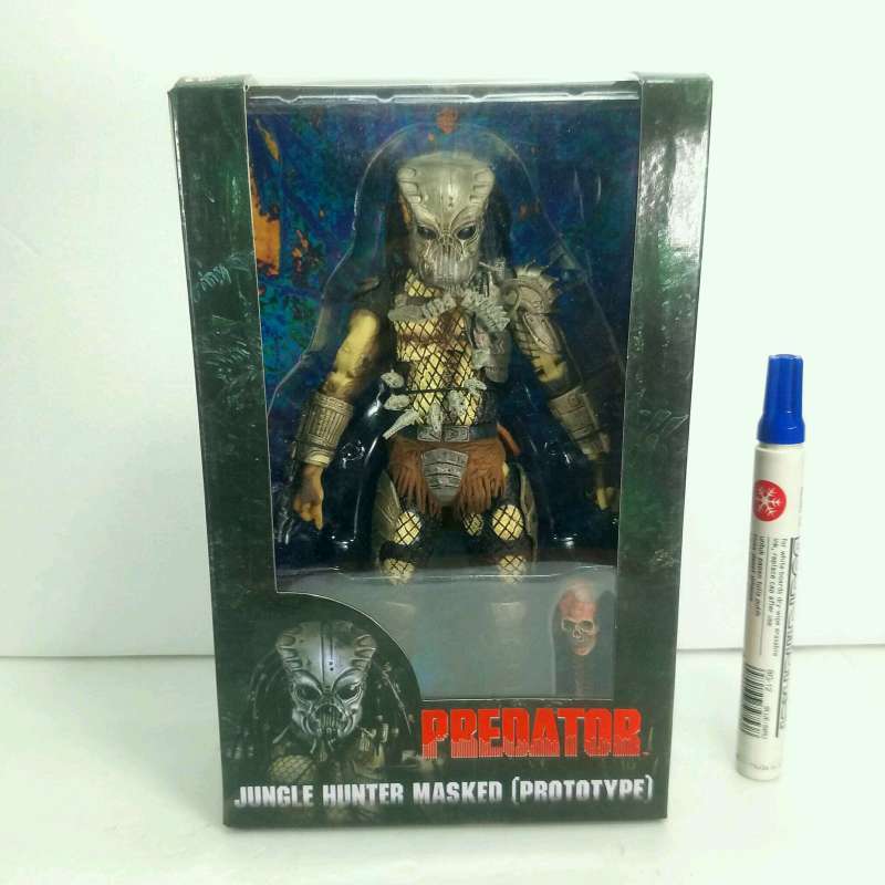 Jual mainan action figure predator jungle hunter masked prototype neca ...