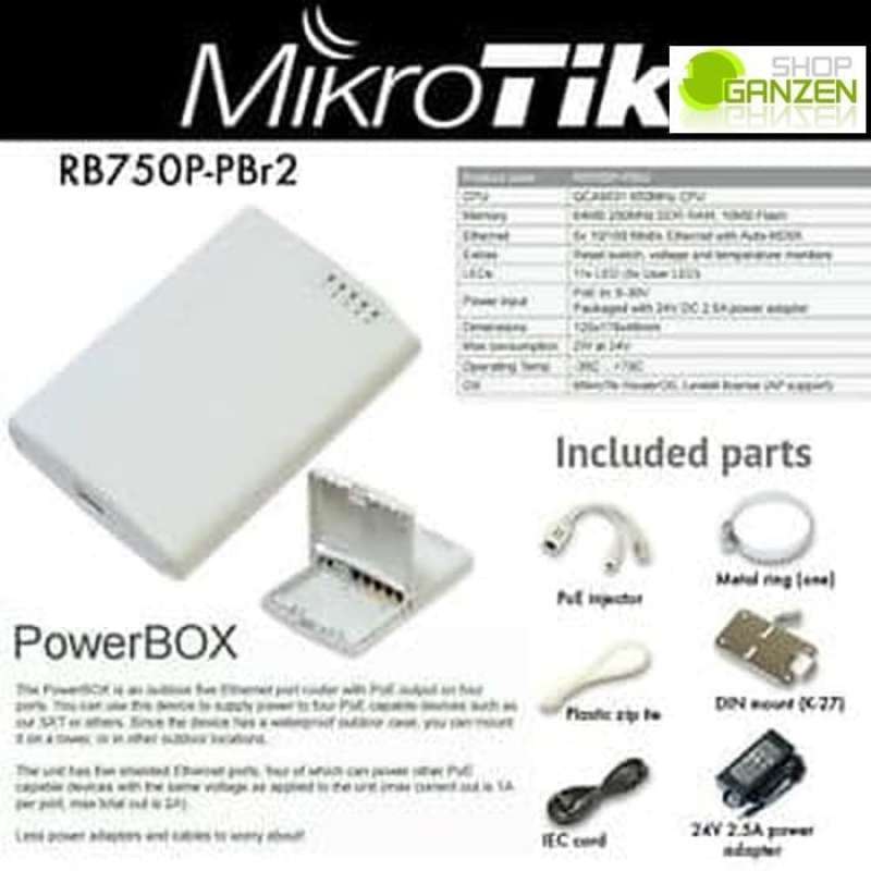 Promo Mikrotik Router Rb750P-Pbr2 (With Poe-Output) / Powerbox Diskon ...
