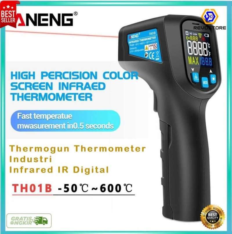 Jual Termometer Industri Thermogun Thermometer Infrared Ir Digital di ...