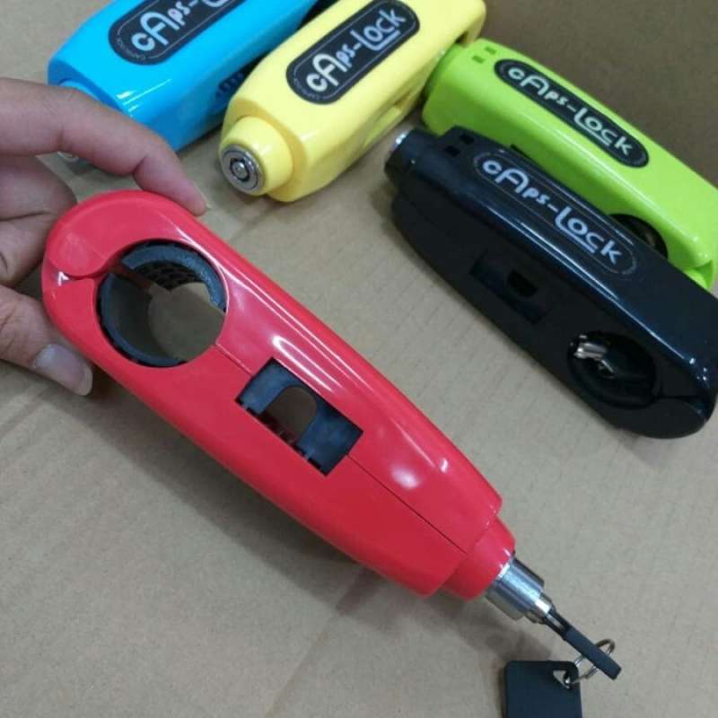 Promo Gembok Pengaman Motor, Caps Lock Grip Lock Kunci Dindong Anti ...