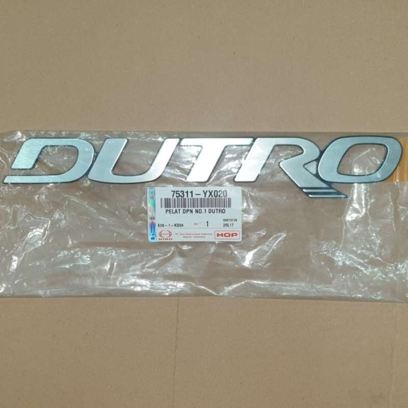 Jual Emblem Tulisan Hino Dutro Asli Di Seller Fasabakhul 99 ...