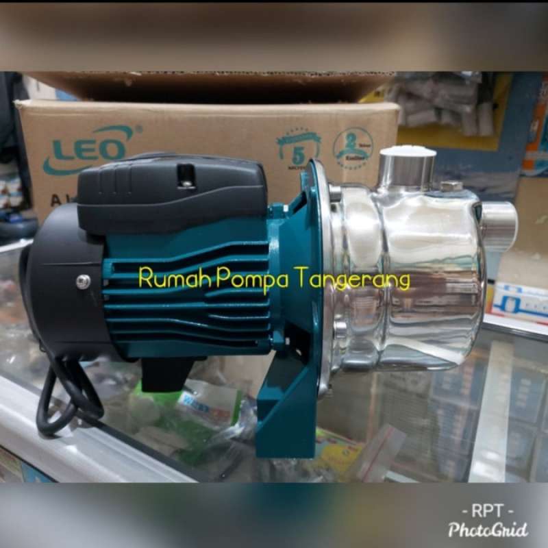 Promo Pompa Air Semi Jet Pump Stainles Merk Leo Type Ajm 30S Diskon 10% ...