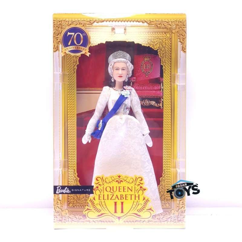 Jual Barbie Signature Queen Elizabeth II Platinum Jubilee Doll Original ...