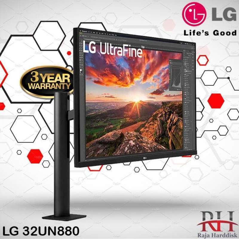 Jual Monitor LED LG 32UN880 4K Ultrafine IPS Ergo HDR USB C | 32UN880-b ...