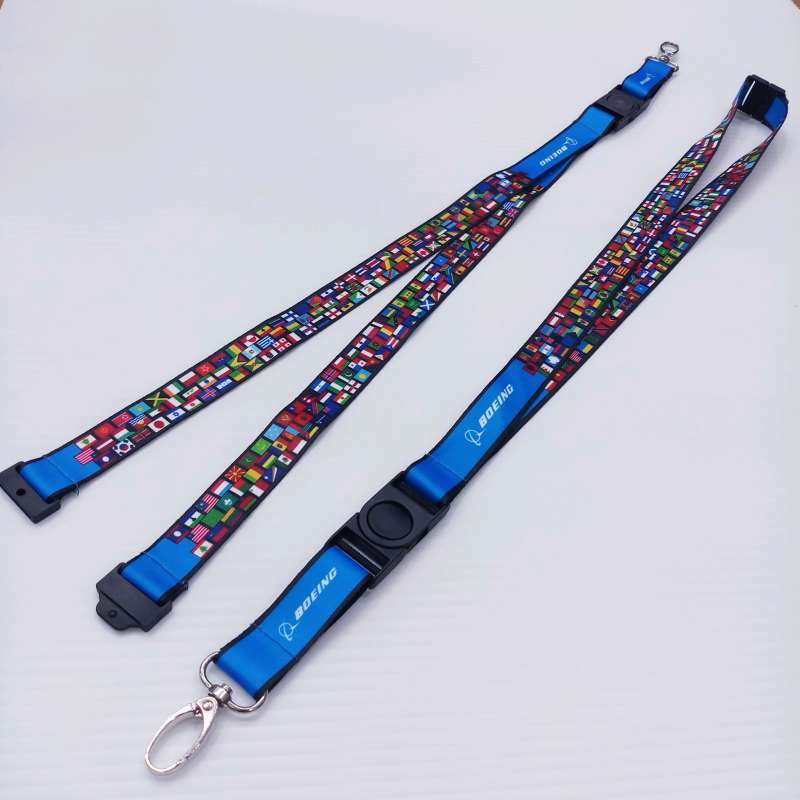 Jual Lanyard Gantungan ID Card Boeing Bendera di Seller Galeri Pesawat ...
