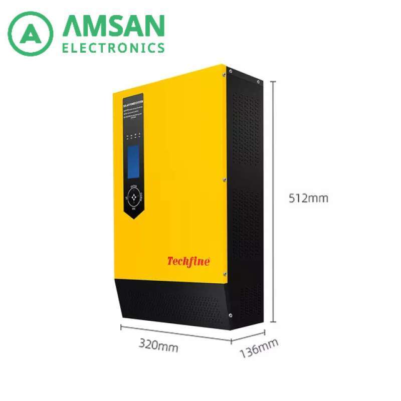 Jual Inverter Hybrid Panel Surya Techfine 5kva Mppt 48v Psw Low ...