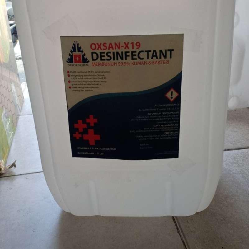 Promo Disinfectan Oxfordchem(oxsan) Kemasan 20 Liter Diskon 23% Di ...