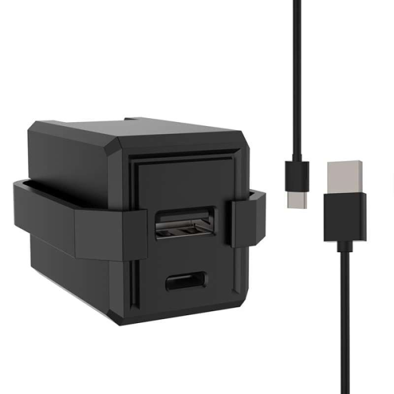 Jual Travel Charger Smartphone USB Type C 2 Port 3.1A - RK-C001 - Black ...