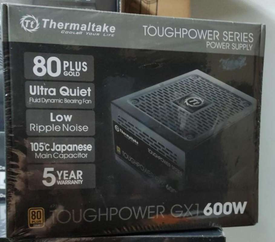 Jual PSU Thermaltake Toughpower GX1 600W - 80+ GOLD Non Modular di ...