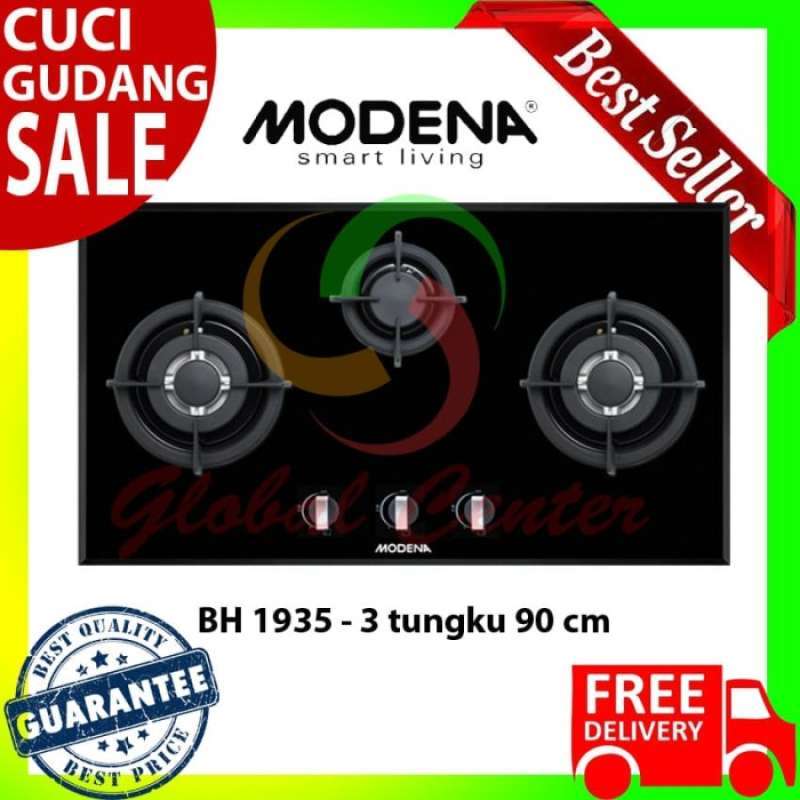 Promo Modena Kompor Tanam Built-In Hob Gas 90 Cm 3 Tungku Bh 1935 Gojek ...