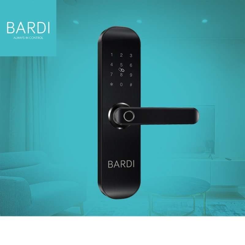Promo Bardi Smart Home Door Lock Handle Rfid-fingerprint Waterproof ...