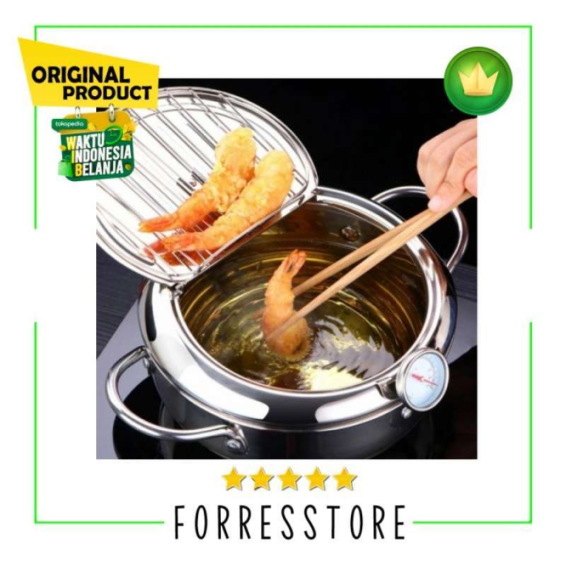 Promo Japanese Frying Pan / Easy Deep Frying Pan Diskon 23% di Seller ...