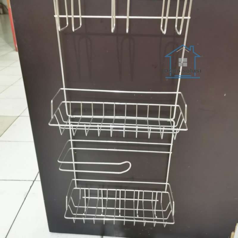 Promo Rak Gantung Dapur 3 Susun Stainless Diskon 17% di Seller Dapoer ...
