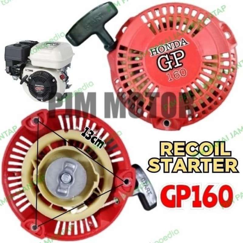 Jual Gp160 Recoil Starter Tarikan Kap engkol Mesin honda Gp200 5.5Hp 6 ...