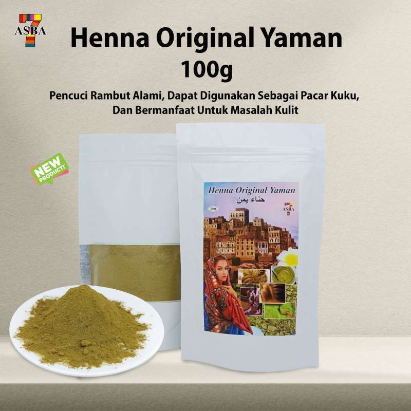 Jual Asba Henna Yaman Original 1kg di Seller TOKO ASBA7 - Bidaracina ...