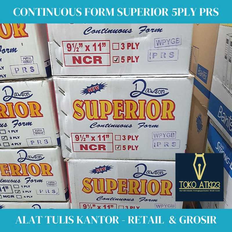 Jual Continuous Form 3 Ply Superior Original Harga Termurah Mei 2024 ...