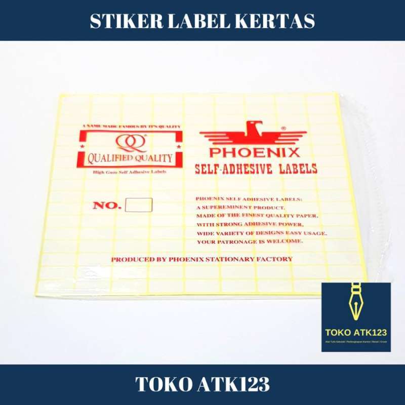 Jual Stiker Labels Kertas / Label Harga / Label Nama Undangan di Seller ...