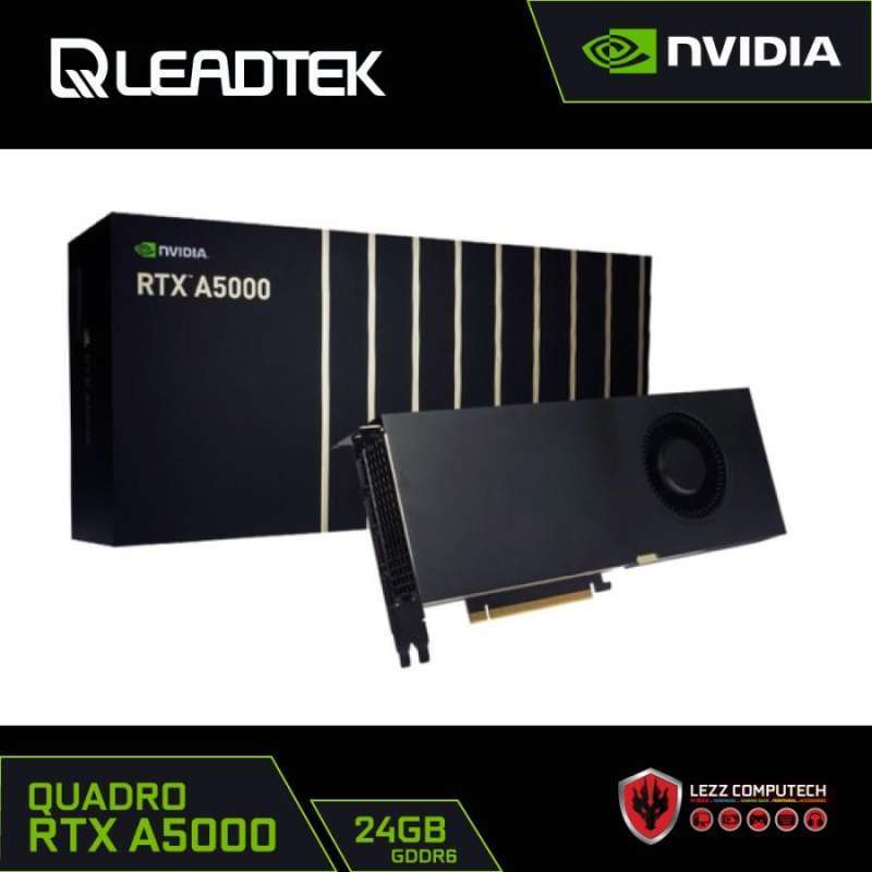 Jual LEADTEK NVIDIA QUADRO RTX A5000 24GB GDDR6 384 BIT di Seller Lezz ...