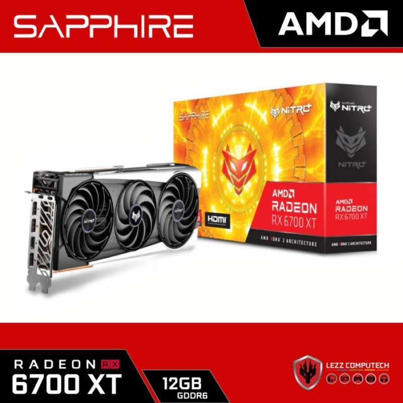 Jual SAPPHIRE RADEON RX 6700 XT NITRO+ OC 12GB GDDR6 di Seller Lezz ...