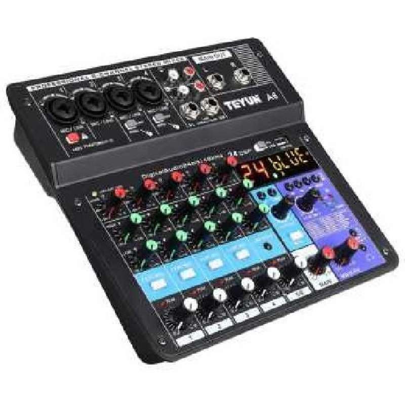 Jual Wireless Mixing Console Mixer 6 Channel Phantom Power 48v - A6 Di ...