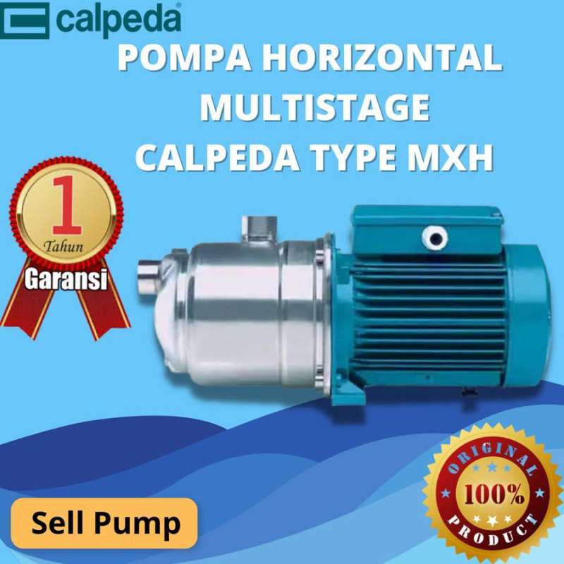 Jual Pompa Multistage Calpeda Mxh 202e + Motor 3 Phase - Close Coupled Di Seller Sell Pump ...