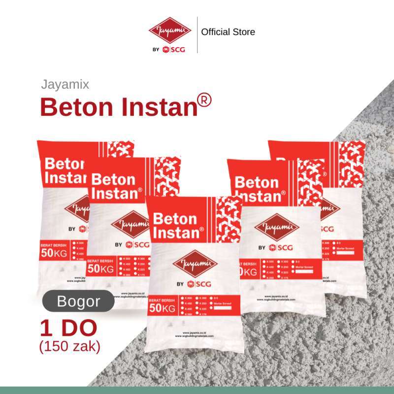 Jual Jayamix by SCG Beton Instan [1 DO] - Bogor - K225 di Seller Jayamix by SCG Official Store ...