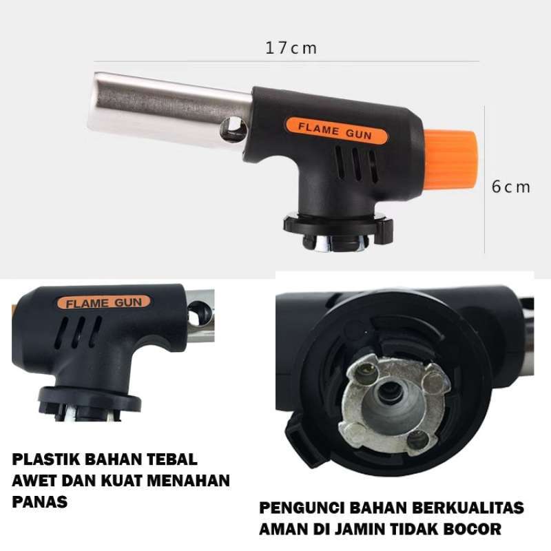 Jual Kepala Gas Flame Gun Torch Blow Portable / Alat Pematik Gas Untuk Bbq Di Seller Dapur ...