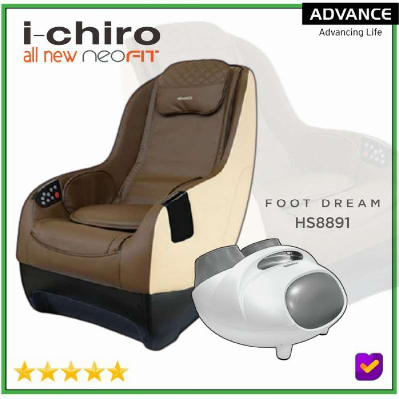 Jual kursi pijat ADVANCE ALL NEW ichiro neo fit / neo foot dream di ...