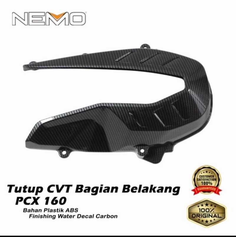 Jual Cover CVT Tutup CVT bagian belakang PCX 160/ADV 160 carbon karbon ...